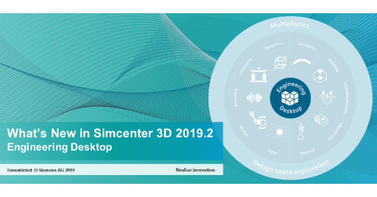 Simcenter 3D 2019.2 - Engineering Desktop - SmartCAE - Blog